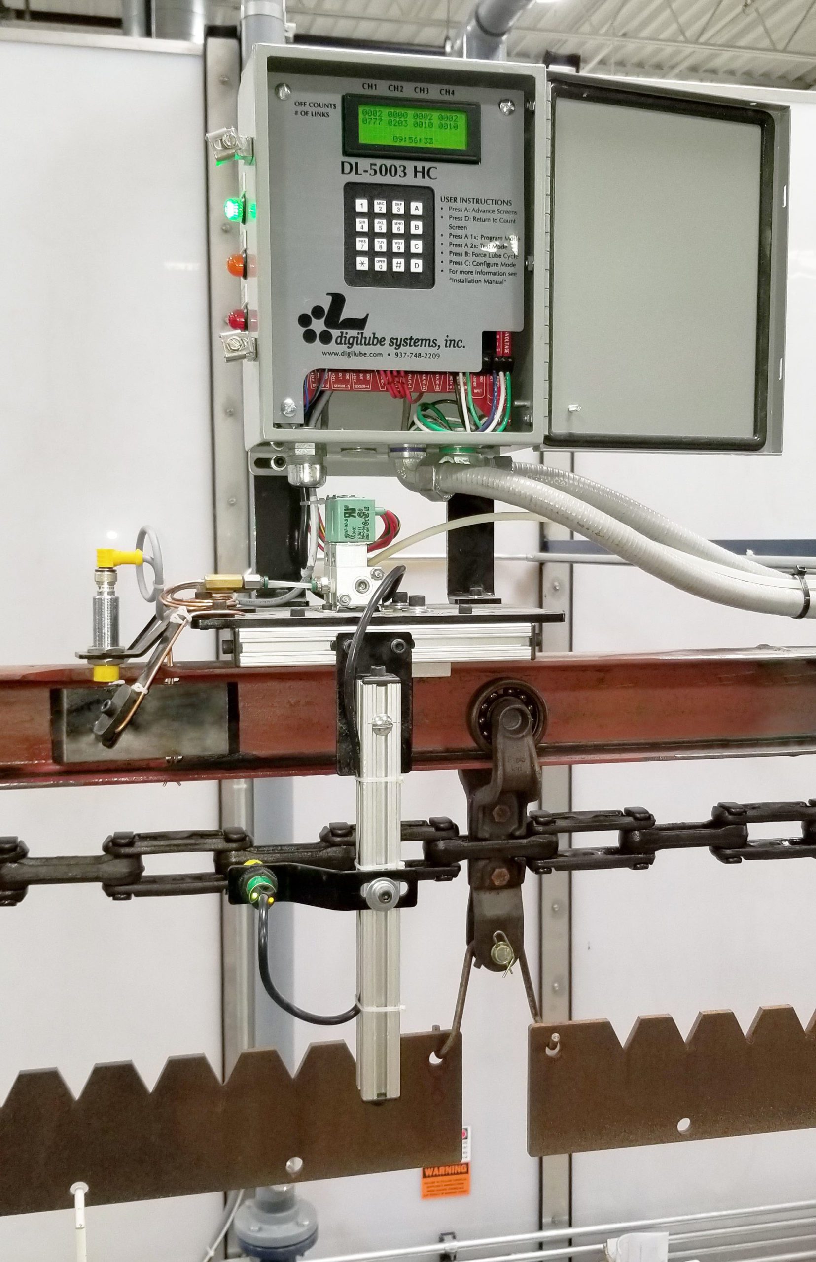 I-Beam Chain Lubricator - Digilube Systems